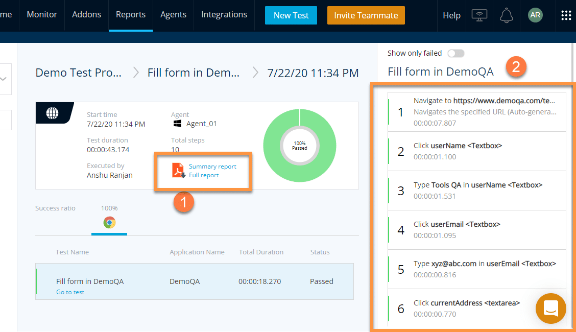 How To Record And Play With Smart Test Recorder In Testproject